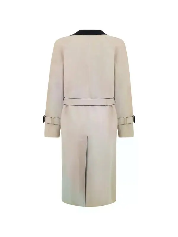 MOORER Belted Notch-lapel Coat