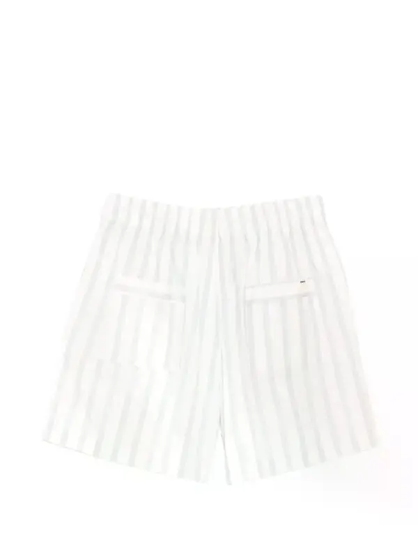 TEKLA Poplin Shorts With Drawstring Waistband