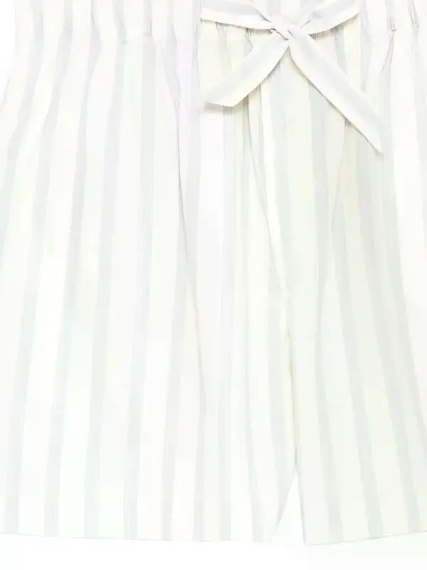 TEKLA Poplin Shorts With Drawstring Waistband
