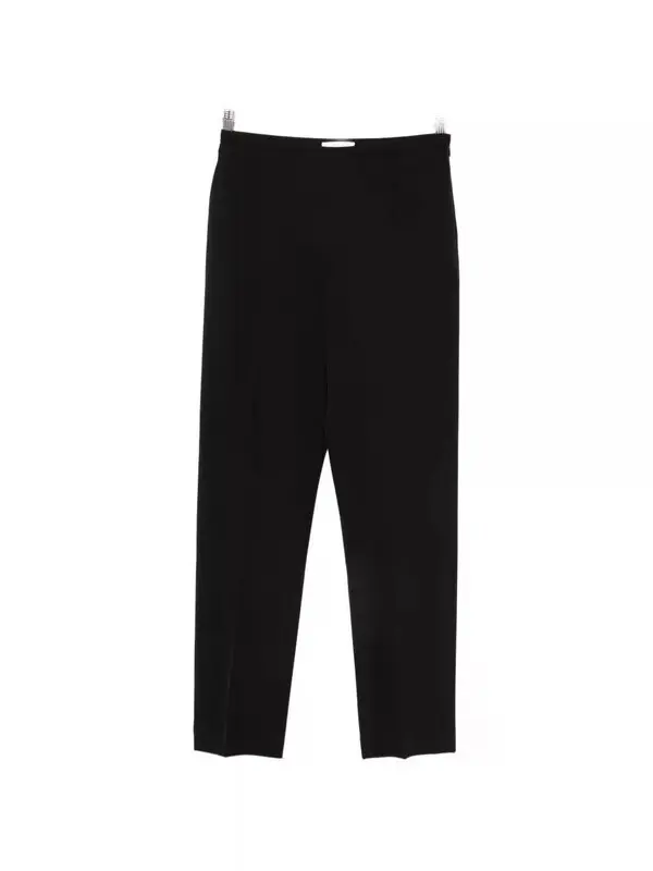 THE ROW Straight-leg Trousers - Black