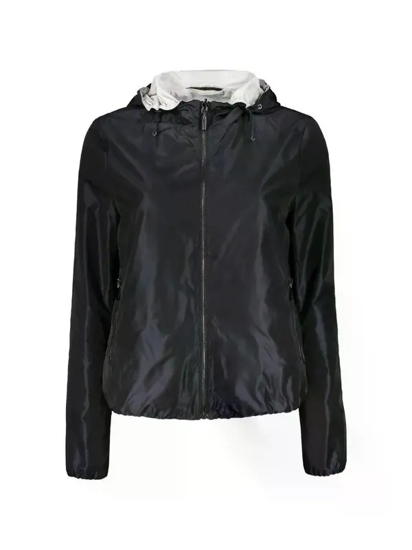 MOORER Hooded Lightweight Jacket - Black