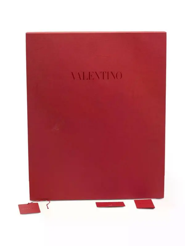 Valentino Garavani Vlogo Fringed Wool Scarf
