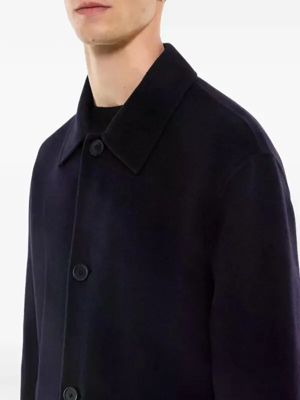FURSAC Button-up Wool Overcoat