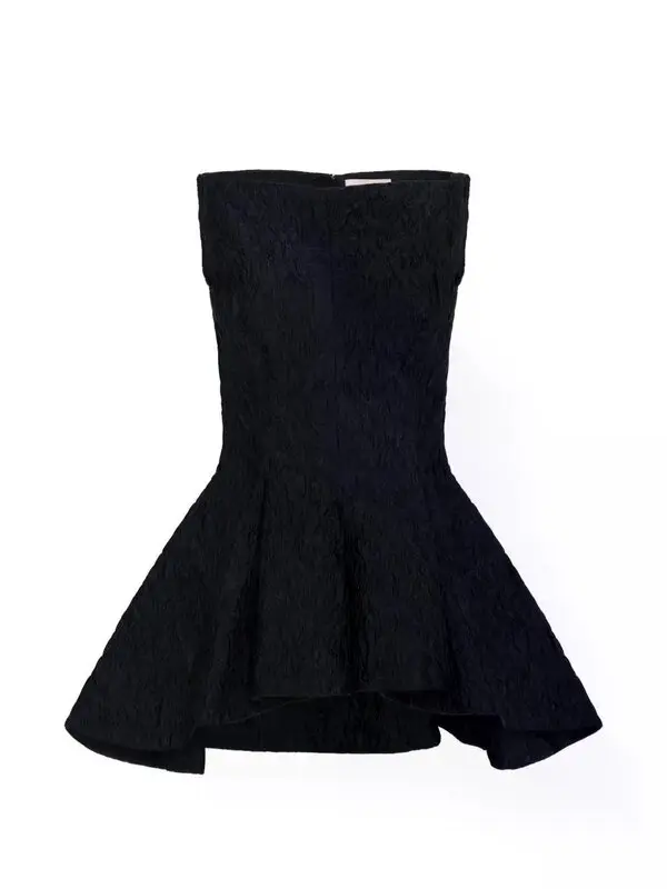 ROKSANDA Axo Cloqué Peplum Top