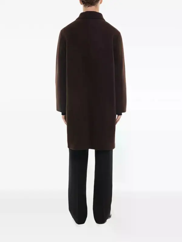 FURSAC Wool Button-front Overcoat