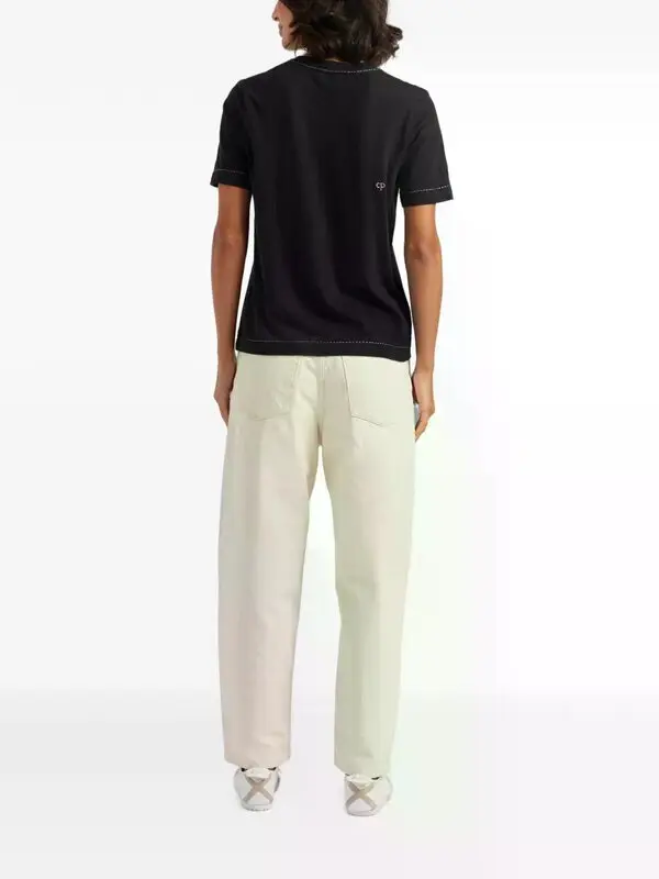Chinti & Parker Snoopy Embroidered T-shirt