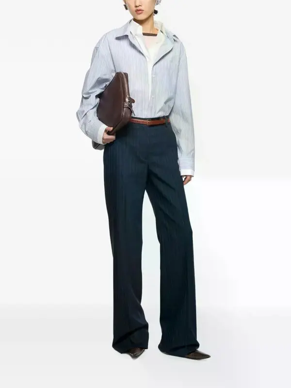 Acne Studios Striped Layered-effect Shirt