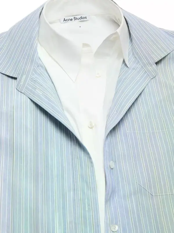 Acne Studios Striped Layered-effect Shirt