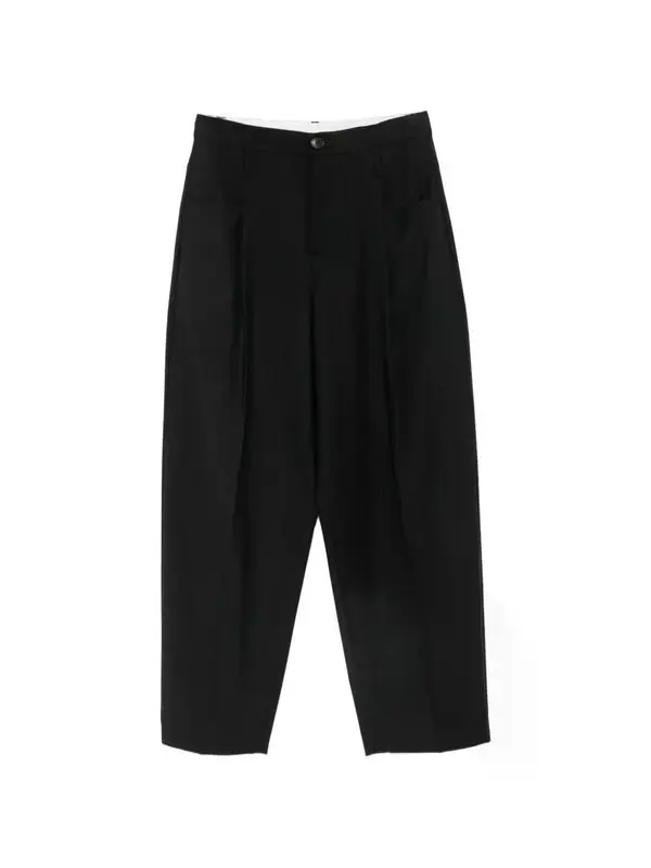 TELA Pleated Detail Cropped Trousers