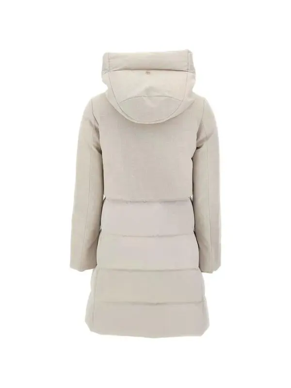 DUNO Balloon Prato Mestre Padded Coat - Neutrals