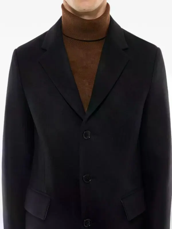 FURSAC Button-fastening Overcoat
