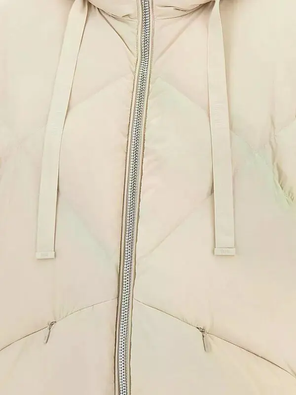 DUNO Diamond-quilted Peggie Coat - Neutrals