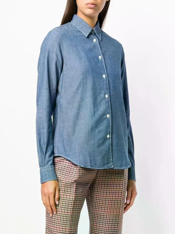 Aspesi Long-sleeved Shirt - Blue