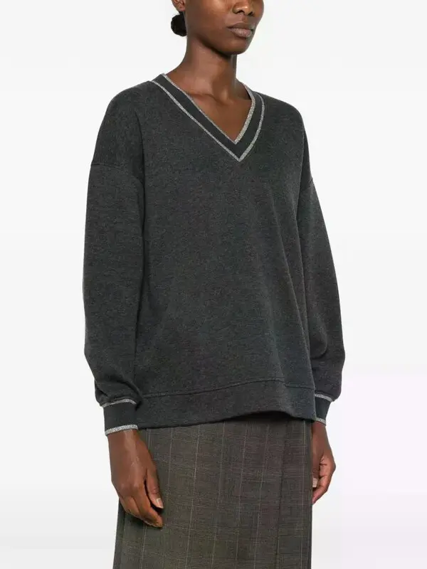Brunello Cucinelli V-neck Sweatshirt