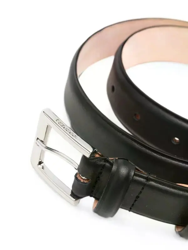 CORDERA Leather Belt With Buckle Fastening
