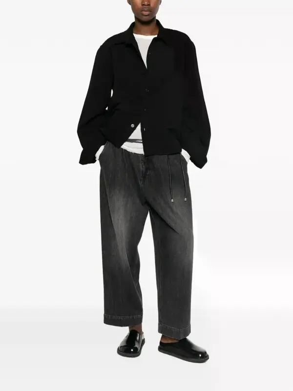 Studio Nicholson Long-sleeve Button-up Overshirt