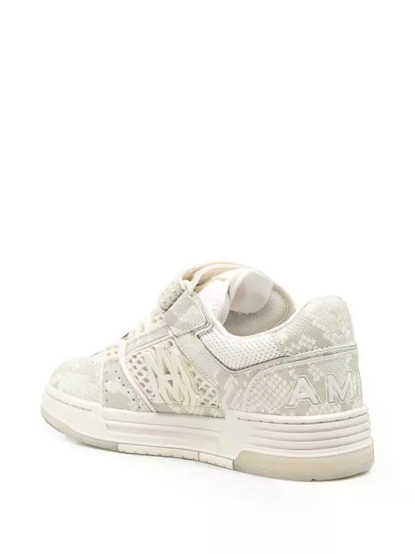 Amiri Ma Skyline Snakeskin-effect Sneakers