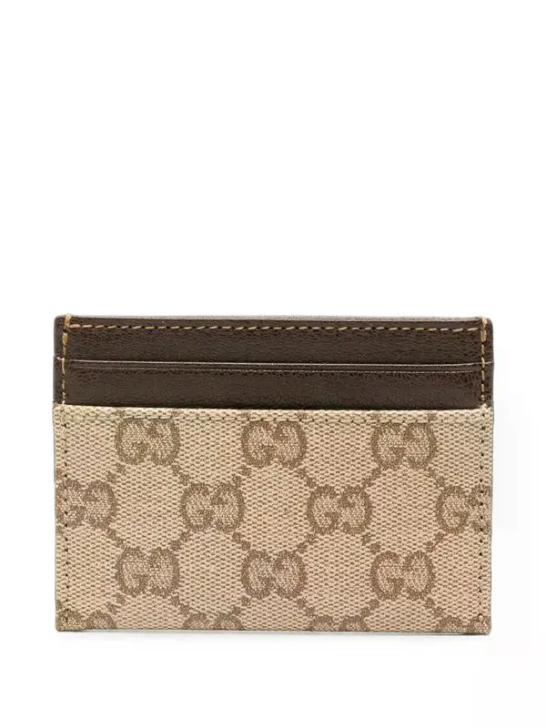 Gucci Gg Canvas Card Holder