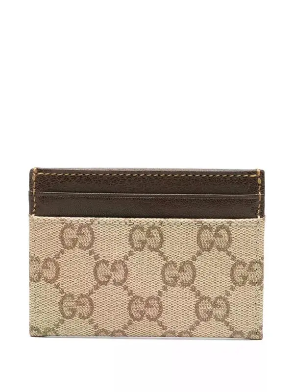 Gucci Gg Canvas Card Holder