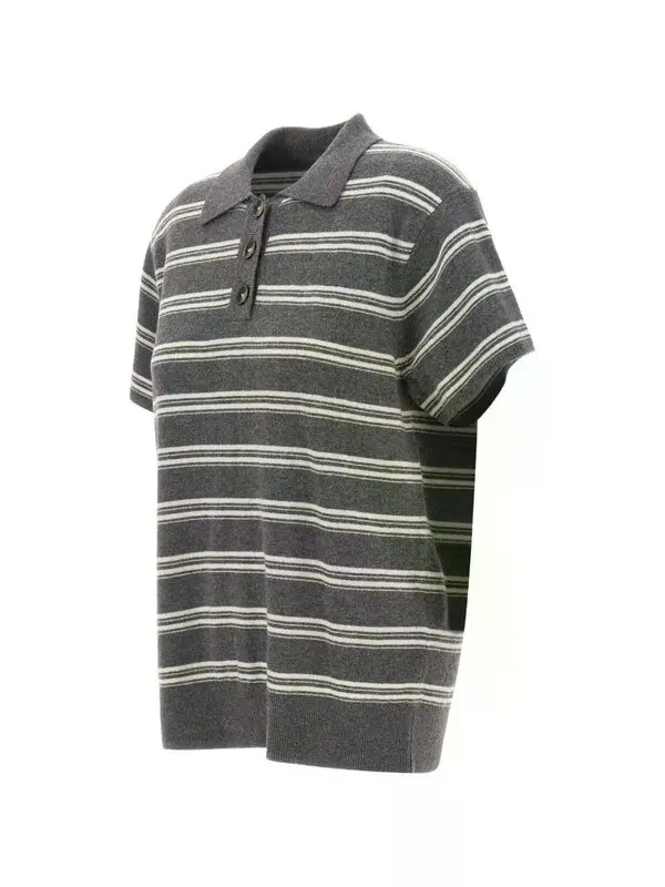 THE GARMENT Striped Polo Shirt