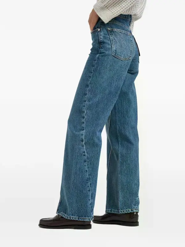 ANINE BING High-rise Wide-leg Jeans