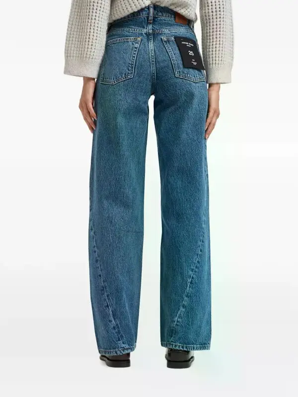 ANINE BING High-rise Wide-leg Jeans