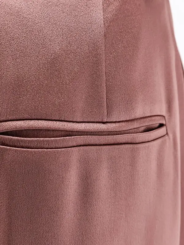 ALYSI Satin Flared Trousers