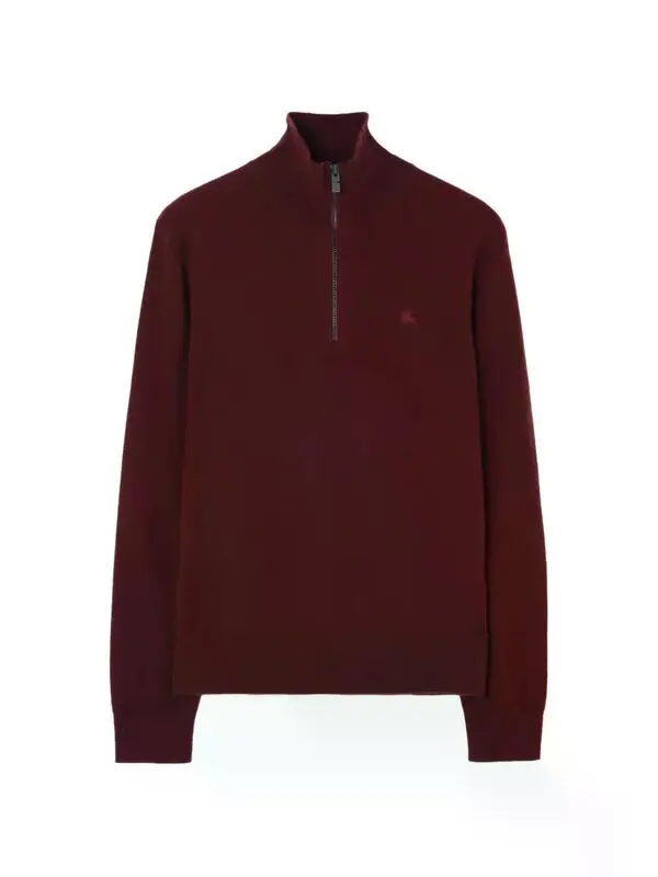 Burberry Cashmere Blend Half-zip Sweater