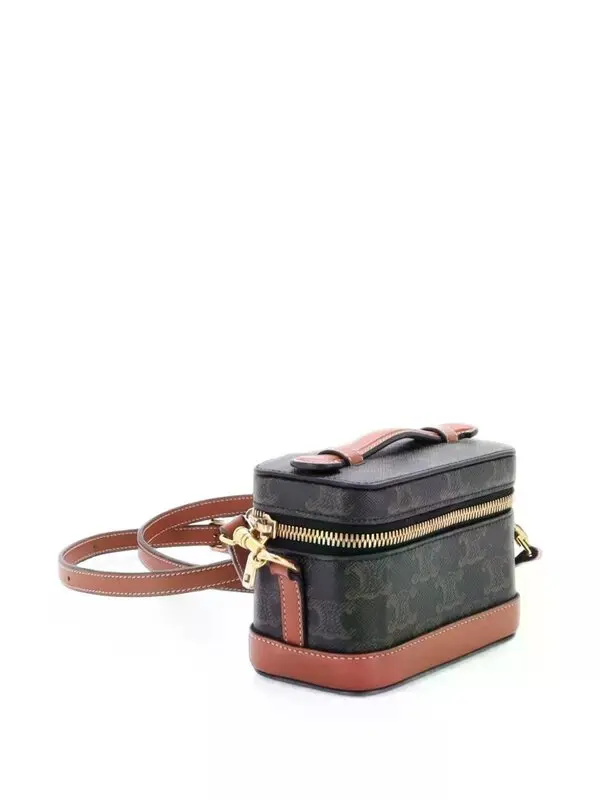 Celine Triomphe Coated Canvas Mini Satchel