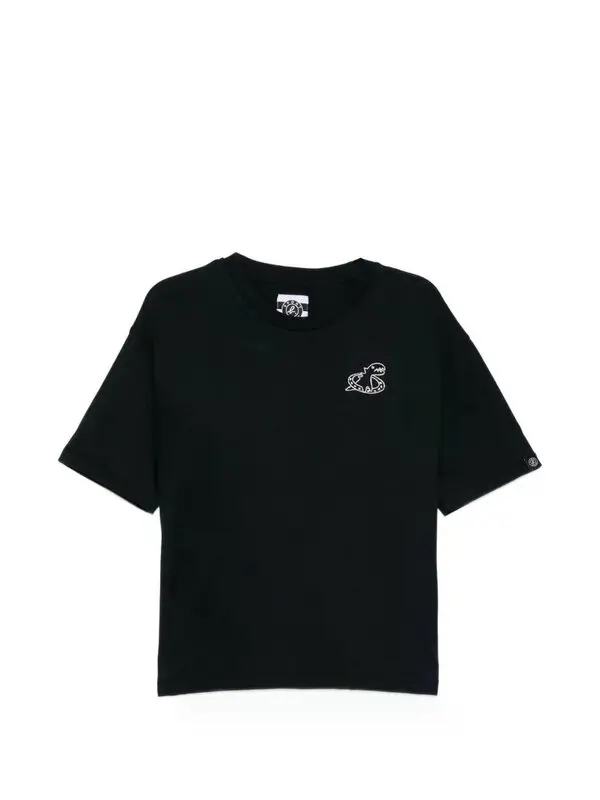 AGNES B. Logo-embroidered Crewneck T-shirt