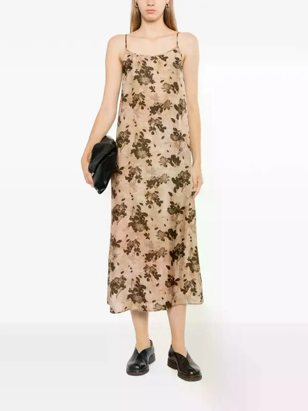 UMA WANG Floral-print Slip Dress