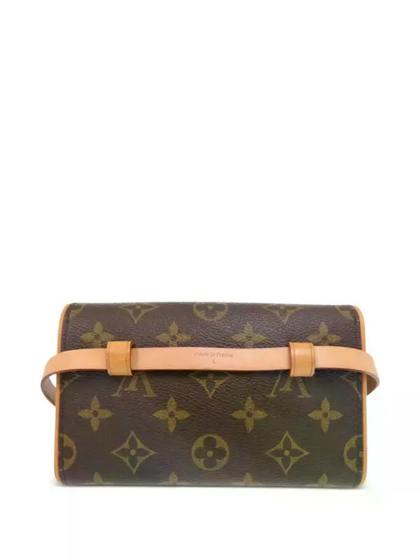 LOUIS VUITTON Monogram Pochette Florentine Belt Bag - Brown