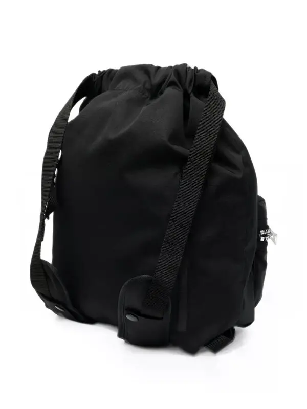 Sacai Drawstring Zip-pocket Backpack