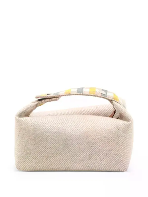 Hermès Wool Bride A Brac Au Carre Case Vanity Bag - Neutrals