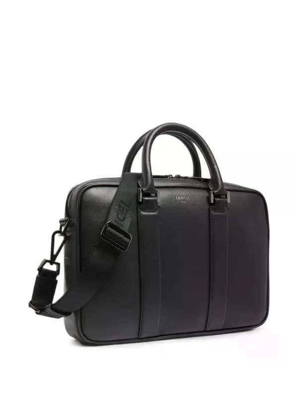 LANCEL Edgard Smooth-leather Laptop Bag