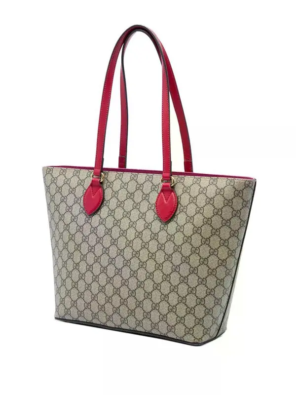 Gucci Gg Supreme Linea A Zip Tote Bag