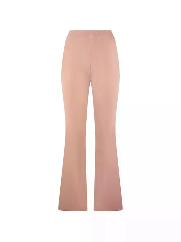 Alberta Ferretti Ribbed-waistband Trousers