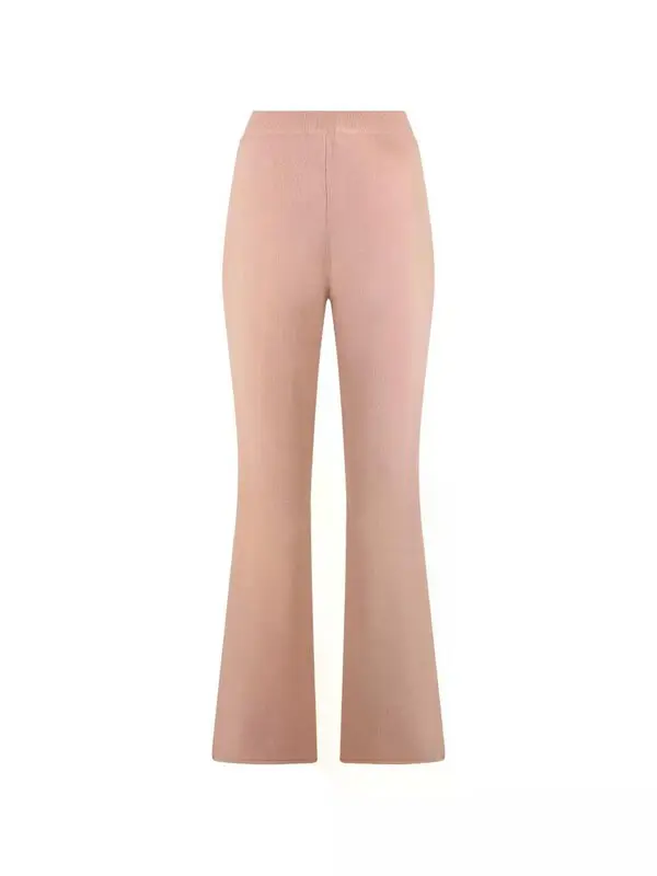 Alberta Ferretti Ribbed-waistband Trousers