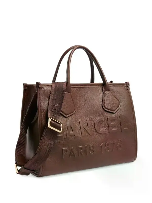 LANCEL M Jour Grained Leather Tote Bag