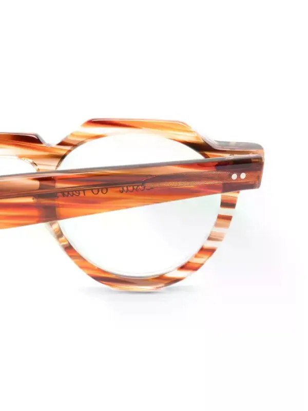 LESCA Crown Xl Geometric-frame Glasses