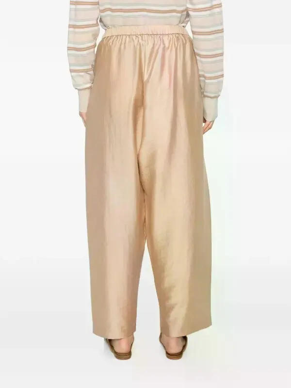 CORDERA Drawstring-waistband Wide-leg Trousers