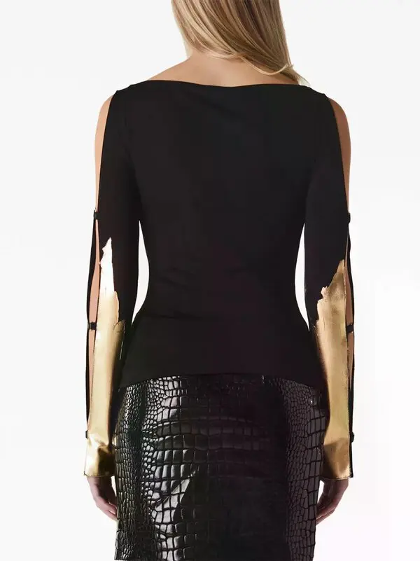 TOM FORD Long-sleeve Cut-out Knitted Top