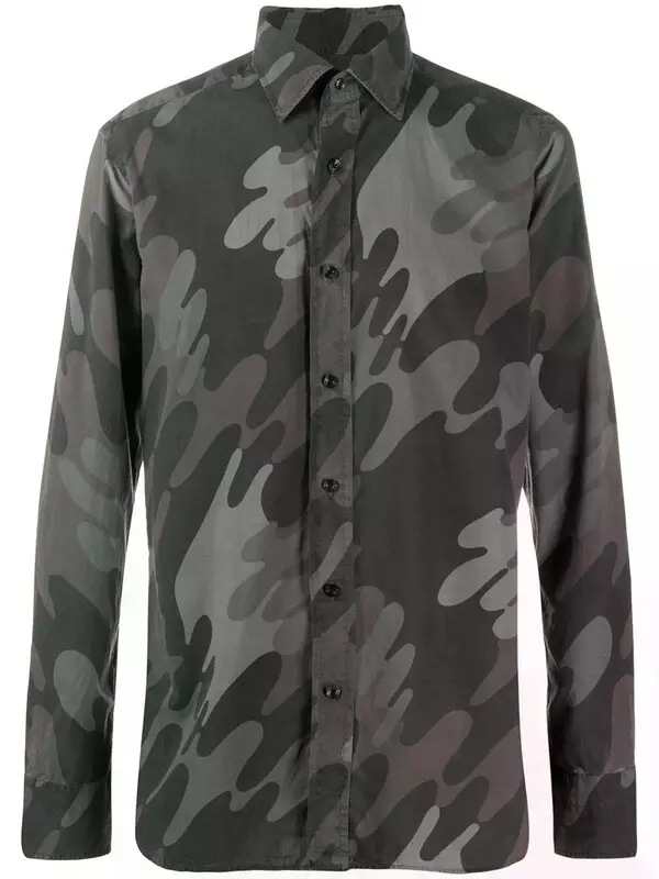 TOM FORD Printed Classic Shirt