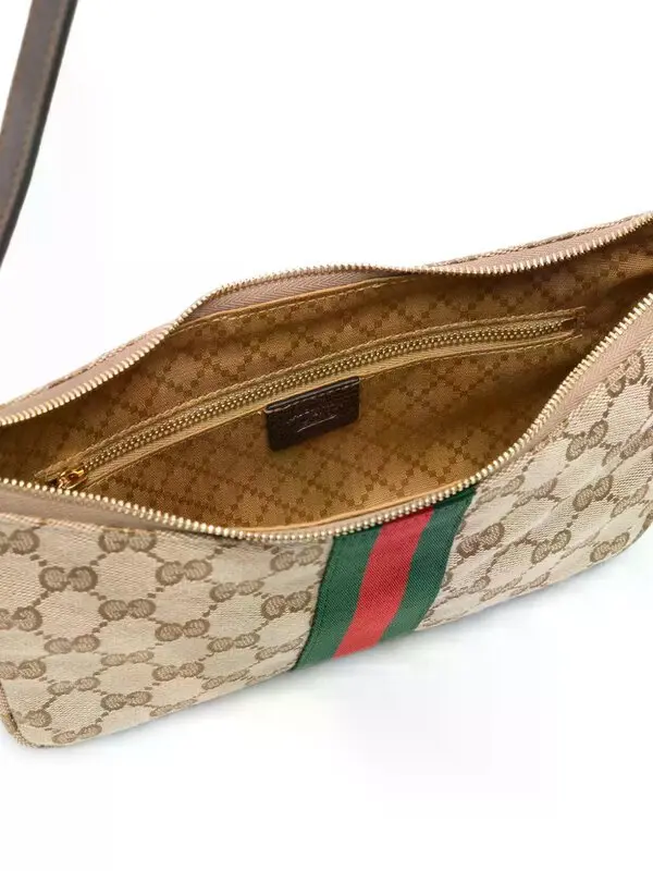 Gucci Gg Supreme Web-stripe Belt Bag