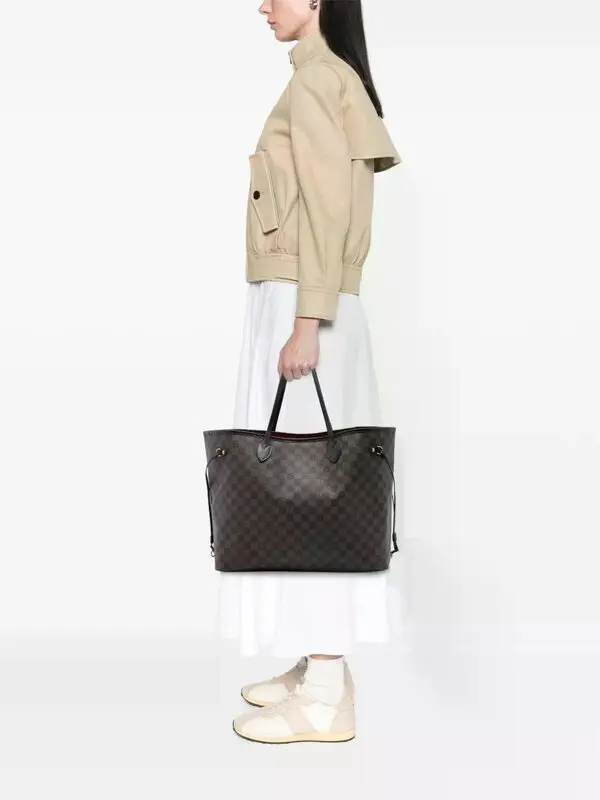 LOUIS VUITTON Damier Ebene Neverfull Gm Tote Bag