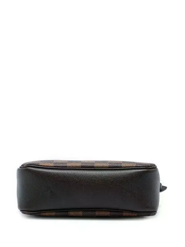 LOUIS VUITTON 1999 Damier Ebene Trousse Pochette Handbag