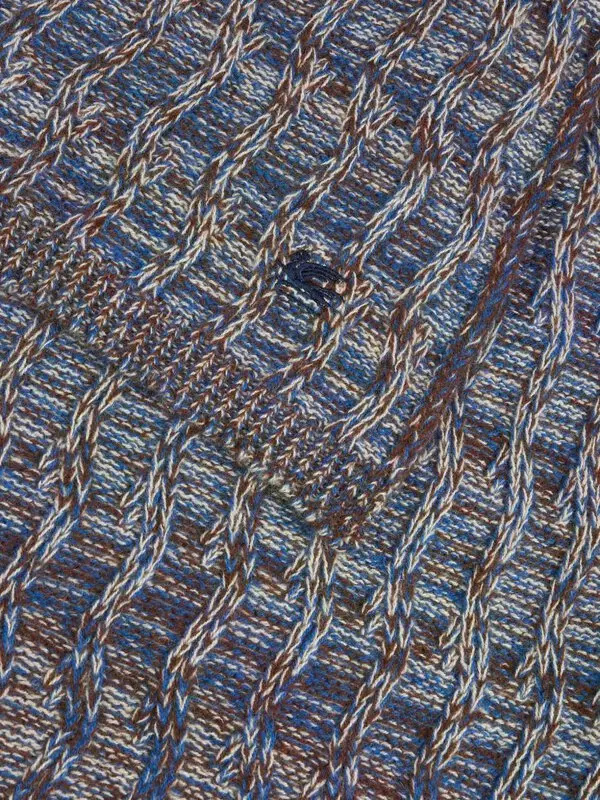 Etro Cable-knit Cashmere Scarf