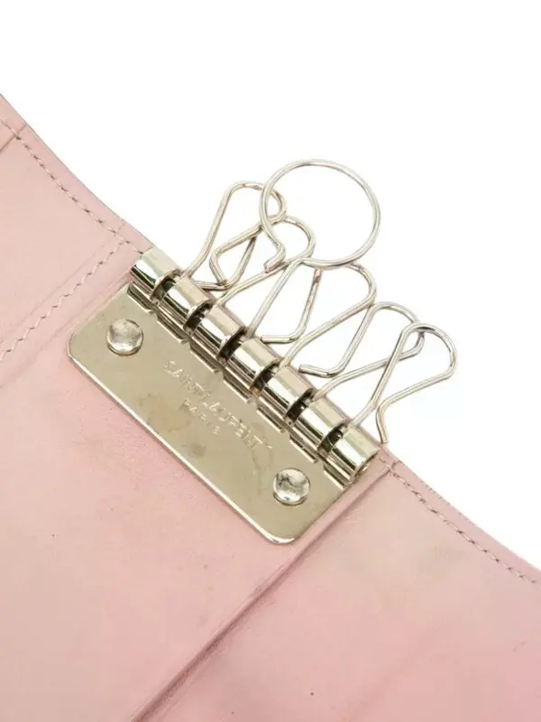 Saint Laurent 2018 Smooth Calfskin 6 Case Key Holder