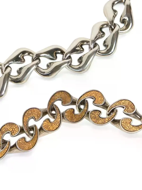 Etro Dual-finish Paisley Necklace