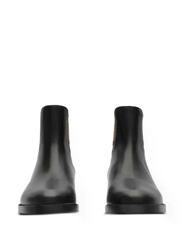 Burberry Leather Hampstead Boots